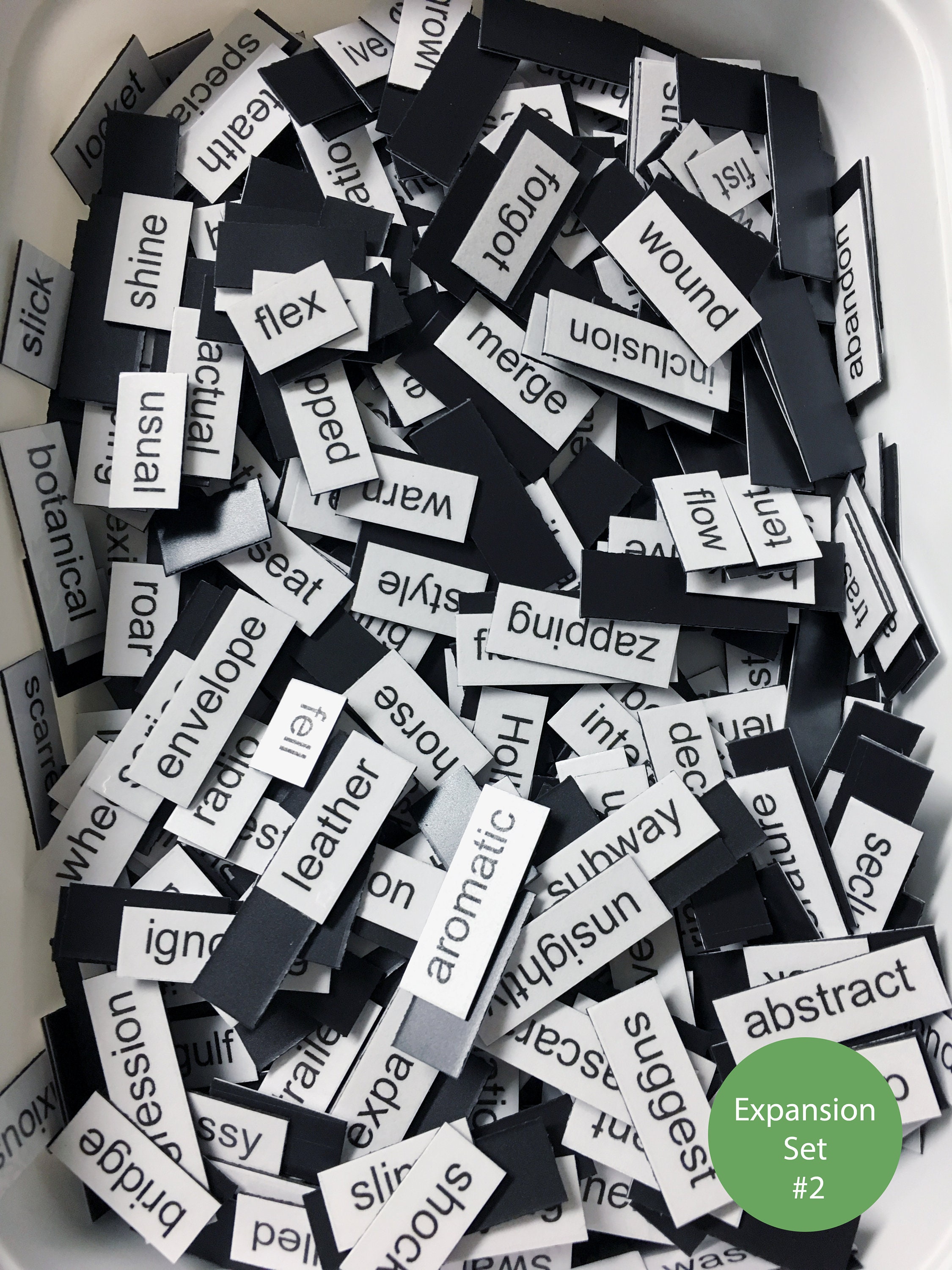 Expansion Set 2 600 Words Word Magnets Word Poems - Etsy