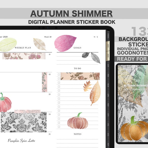 Autumn Planner Stickers - Etsy