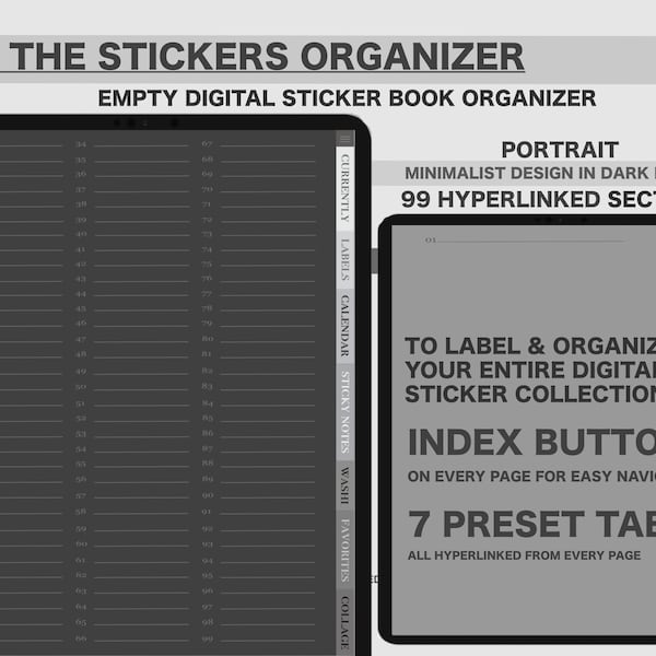 Organizer Stickers - Etsy