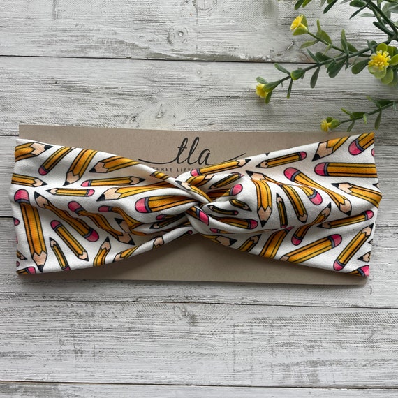Pencil Headband Headband for Women Teacher Headband Gift - Etsy
