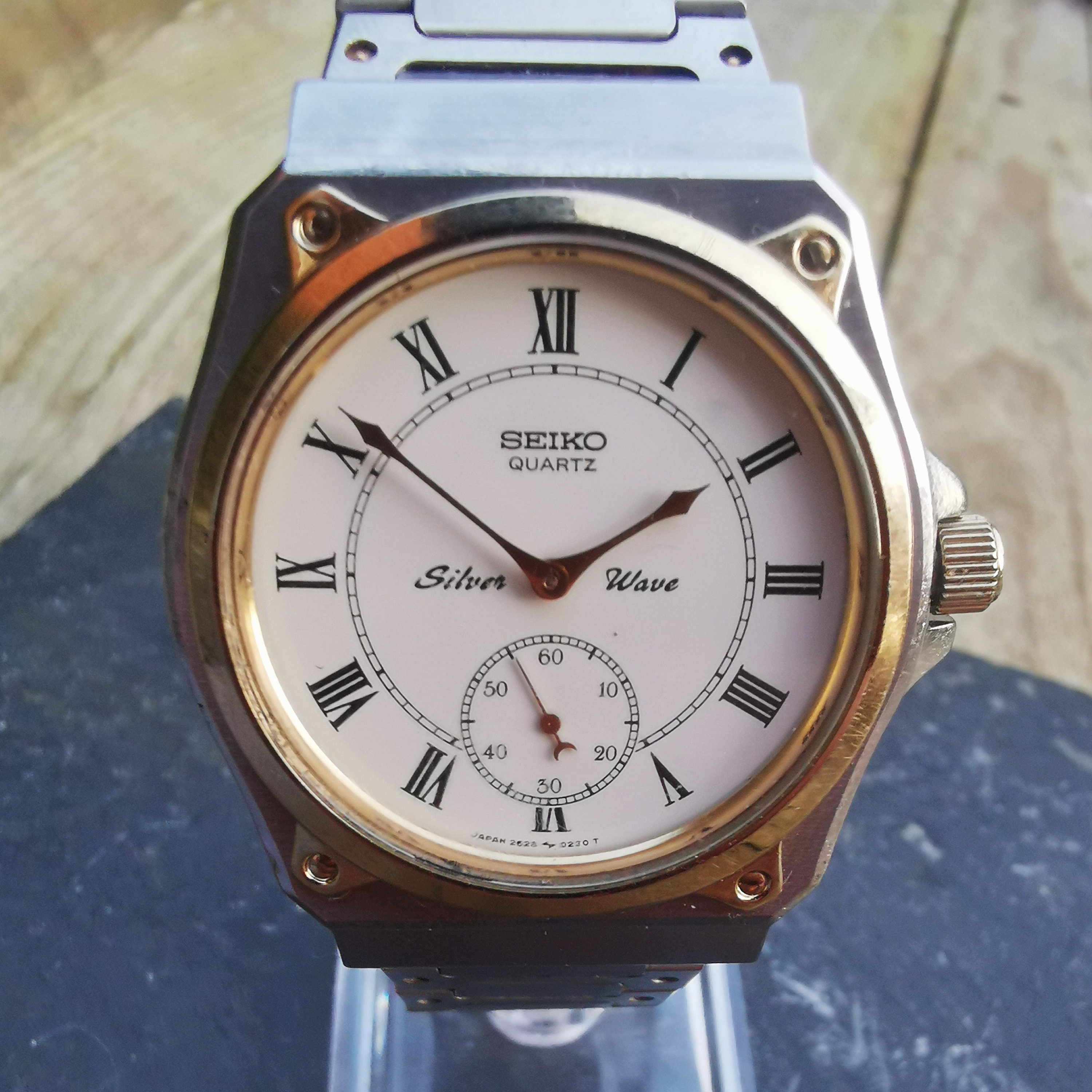 Men's Vintage Seiko Silver Wave Watch 2628-0060// 2 Jewel | Etsy