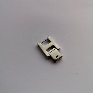 Silver Stainless Steel Wrist Watch Band Bracelet Extender With Fold ...