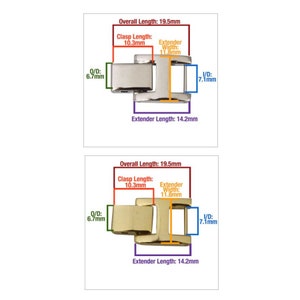 Watch Strap Extender for Wrist Watch Bracelet Extenders Band Clasp With ...