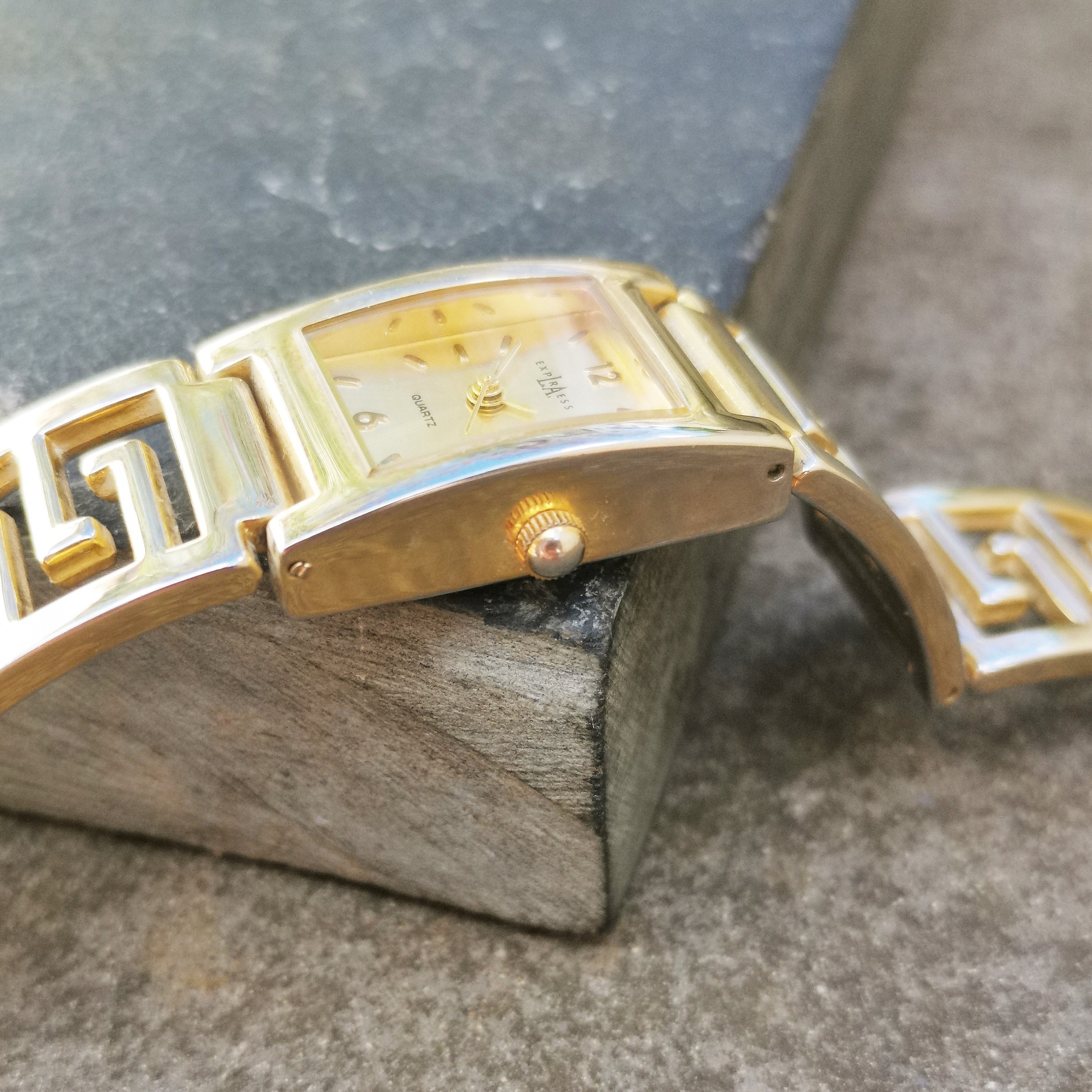 Vintage Women's LA Express Gold Plated Quartz Watch - Etsy UK