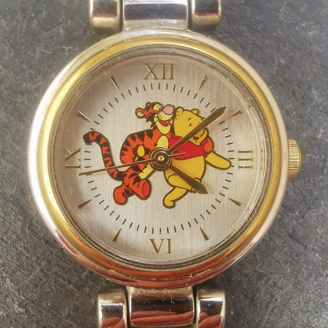 Vintage Women's Disney Quartz Watch With Winnie the Pooh and Tigger ...