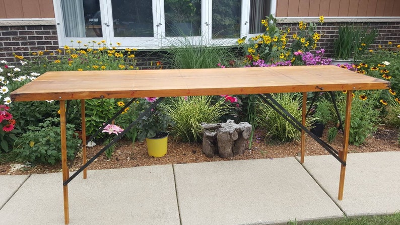 Antique wallpaper hanger's table | Etsy