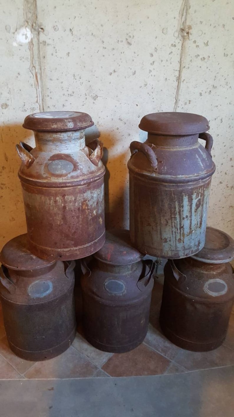 Antique Dairy Farm Milk Cans This One is Not Available but We Have More ...