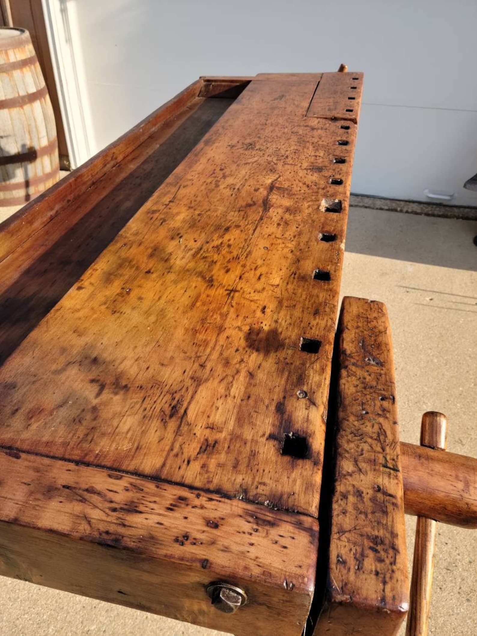 Antique Workbench/office Table/kitchen Island/display - Etsy