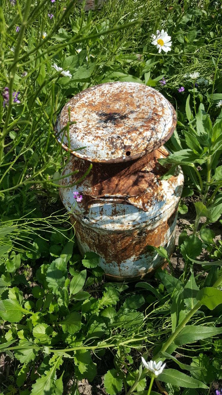 Rustic Milk Cans - Etsy