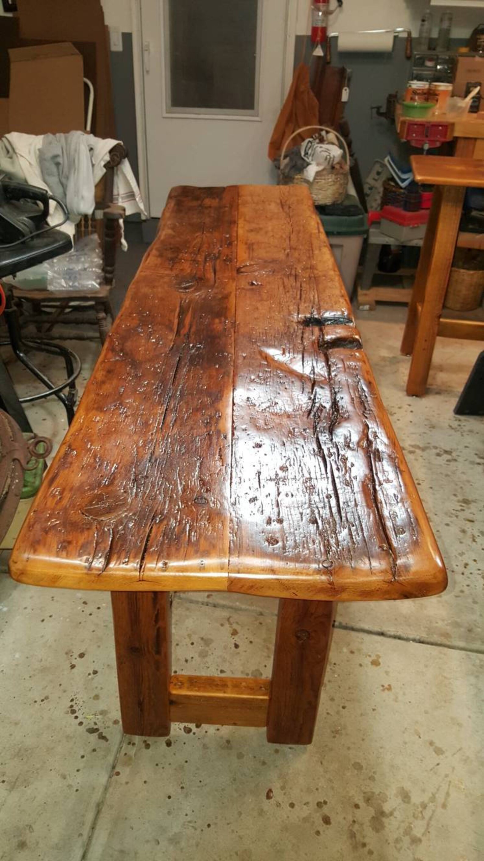 Barn Wood Console or Sofa Table. | Etsy