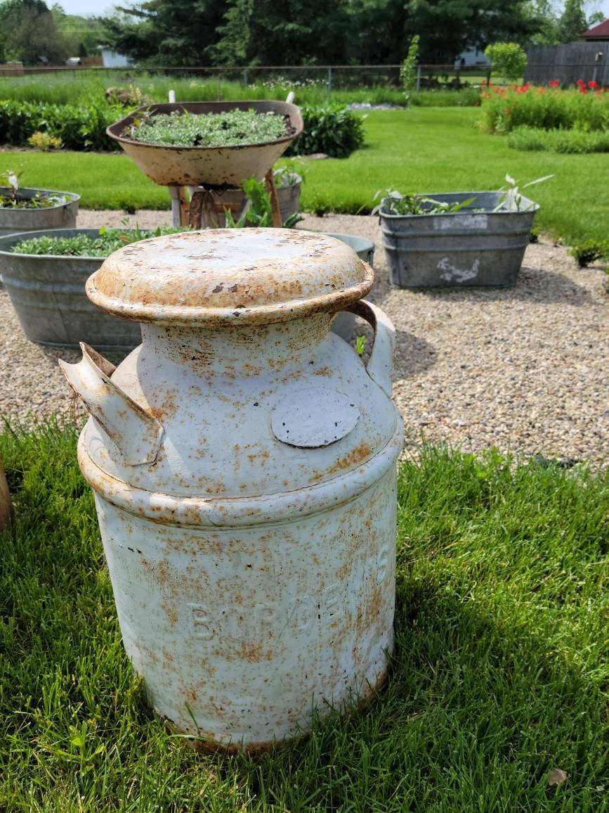 Rustic Milk Cans - Etsy