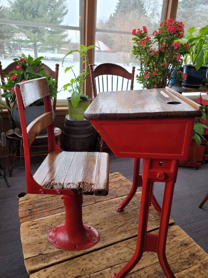 Rustic Antique School Desk Etsy rustic-antique-school-desk-etsy
