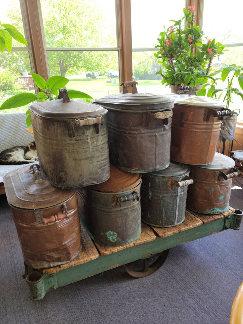 Antique Copper Boiler - Etsy