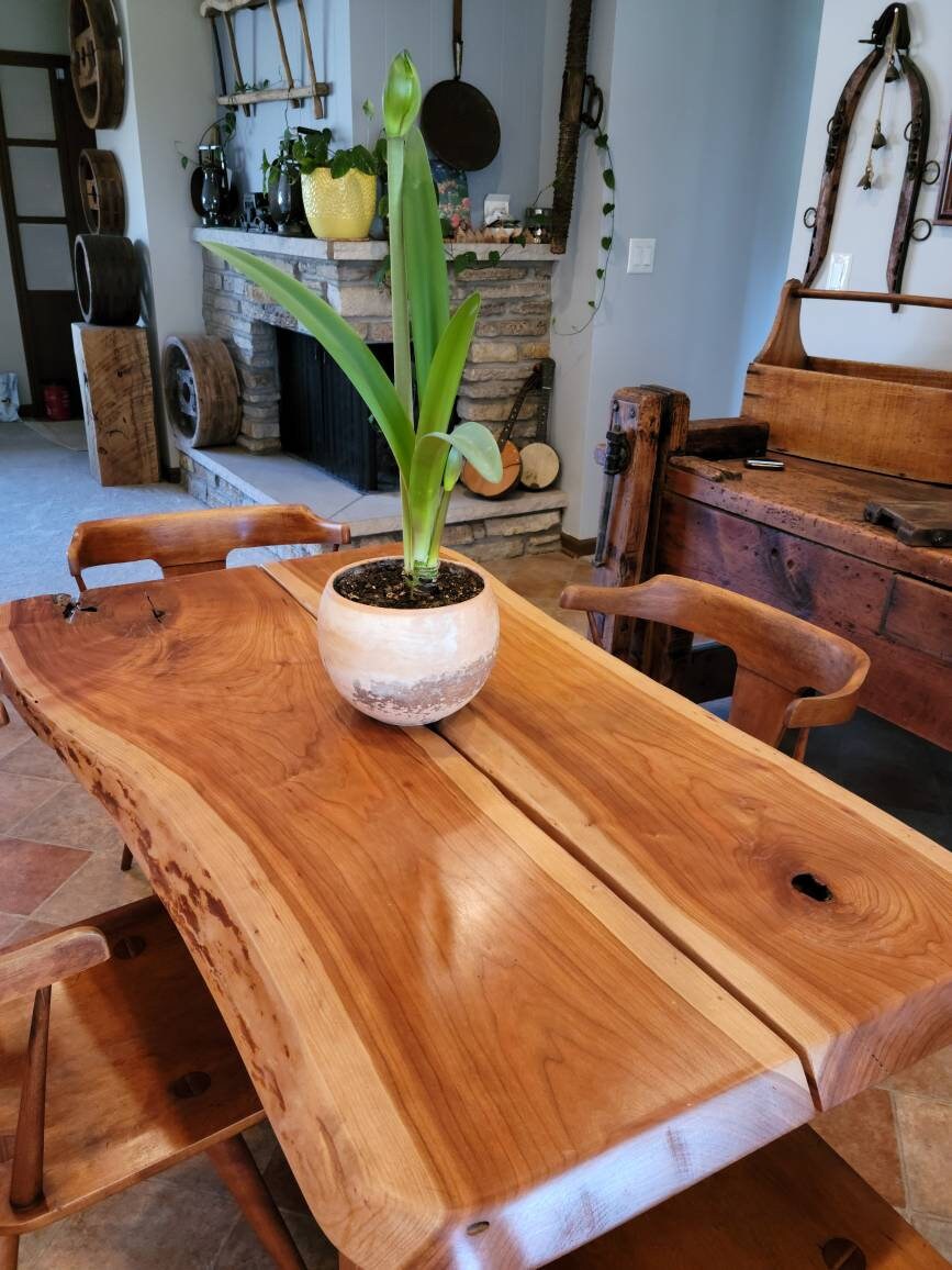Beautiful Cherry Wood Office/console/dinning Table - Etsy