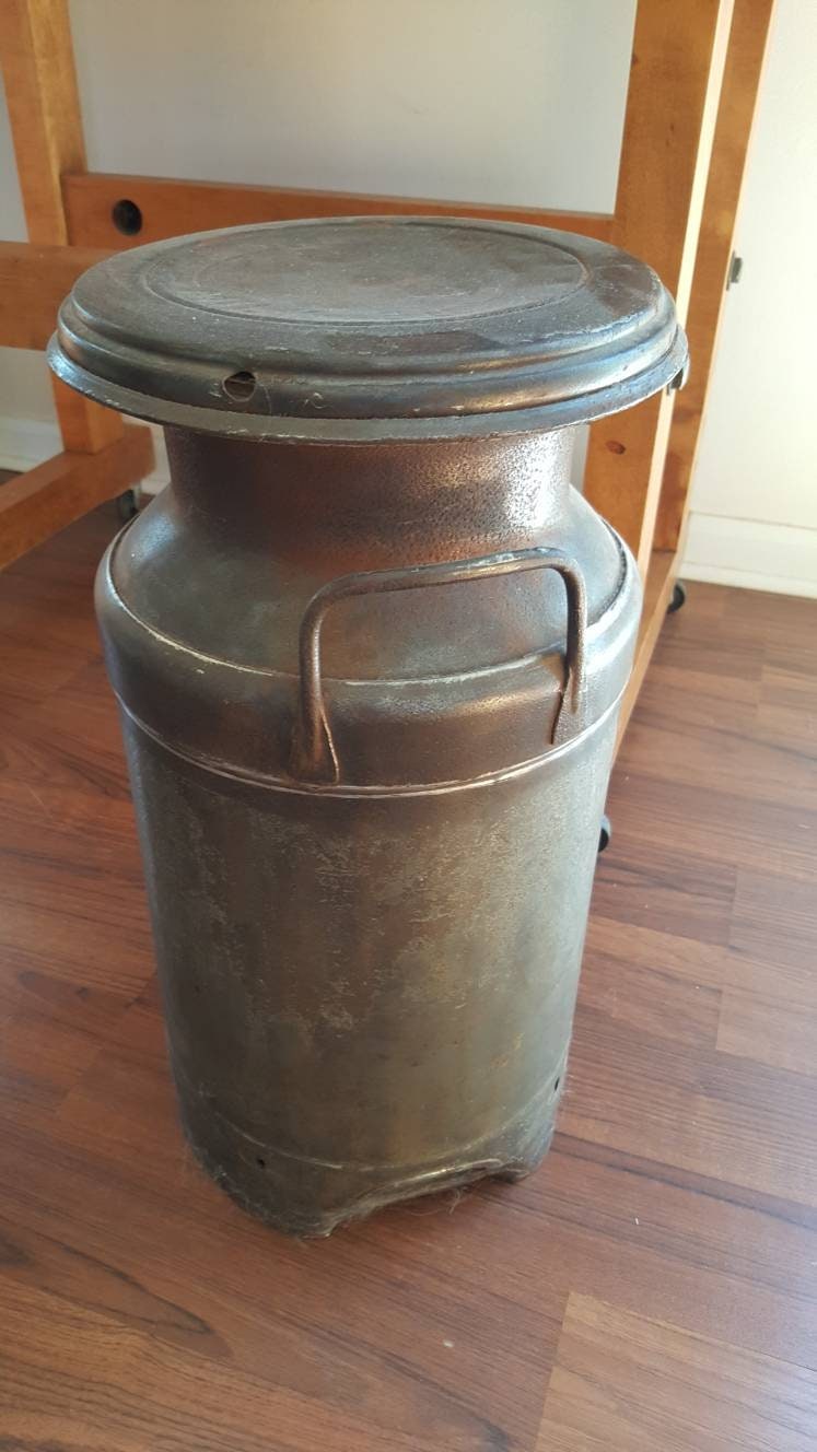 Antique Cream Can - Etsy