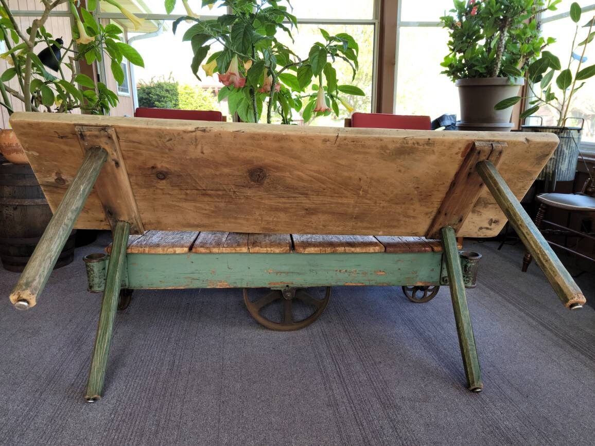 Natural Wood Console Table - Etsy
