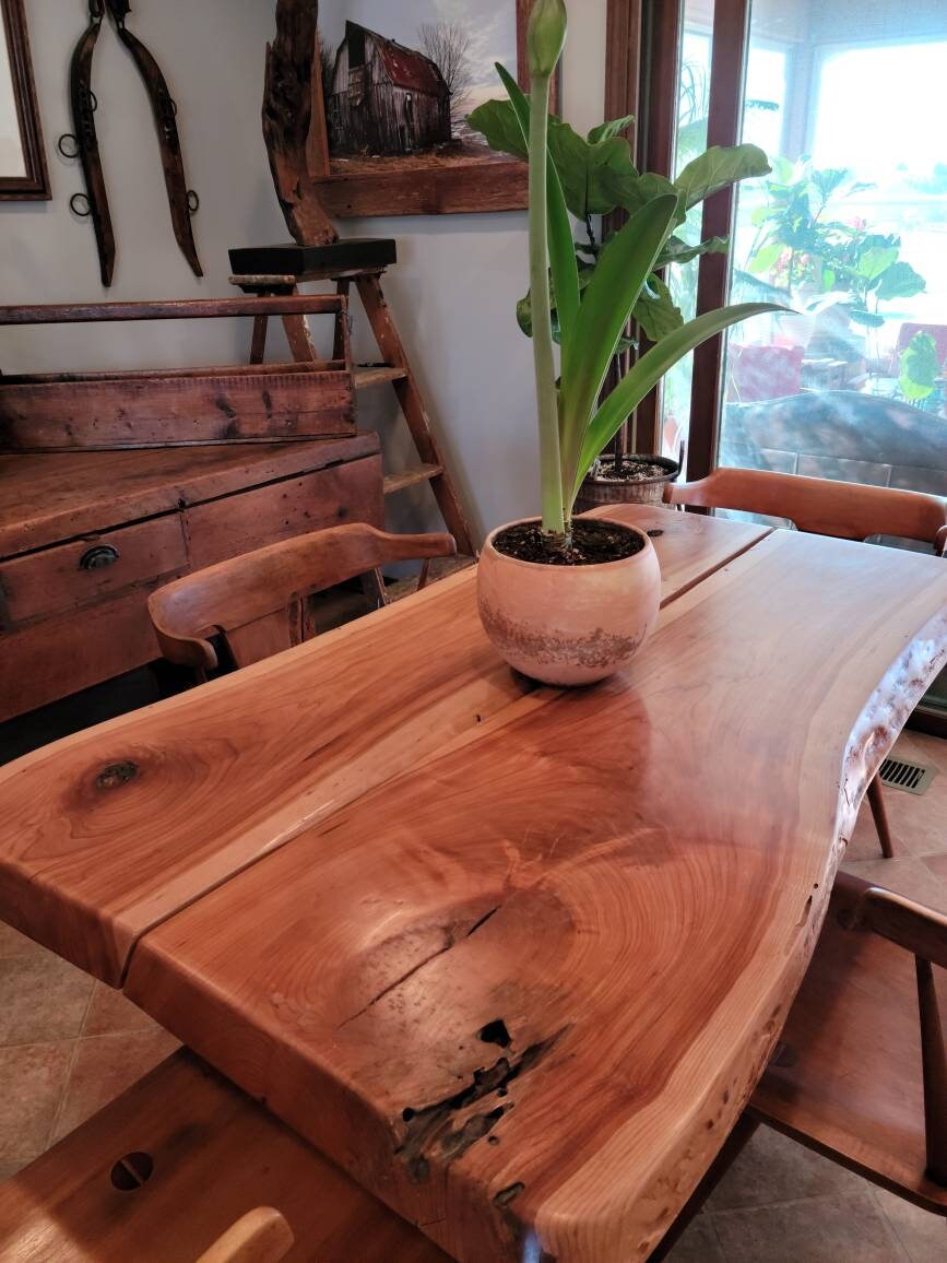 Beautiful Cherry Wood Office/console/dinning Table - Etsy