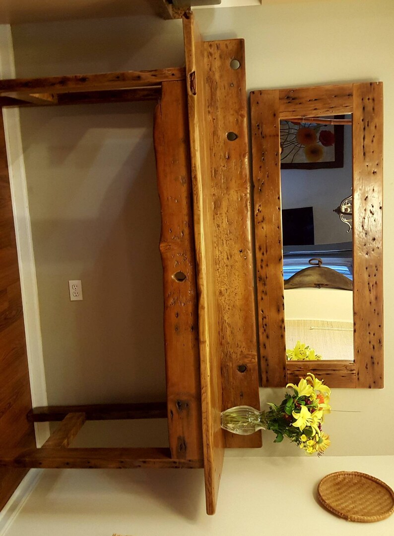 Reclaimed Barn Wood Mirror Custom Order Only - Etsy
