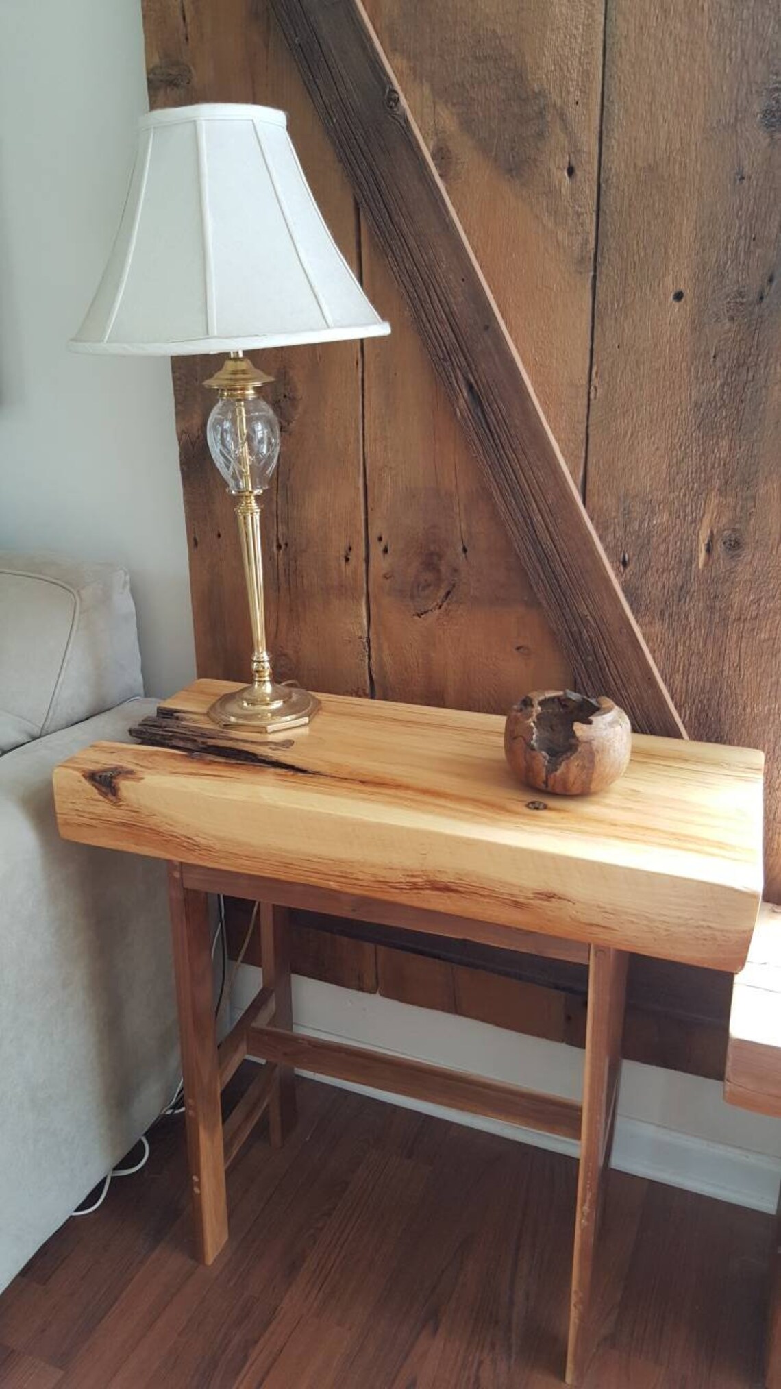 Rustic Contemporary End or Console Table - Etsy