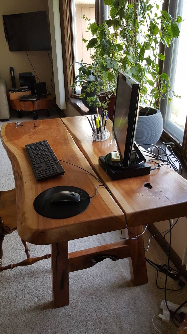 Beautiful Cherry Wood Office/console/dinning Table - Etsy