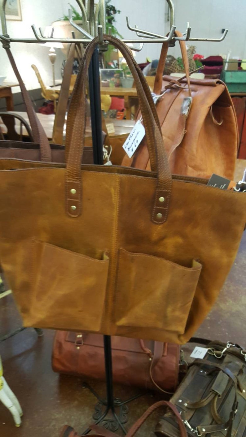 Buffalo Leather Hand Bag - Etsy