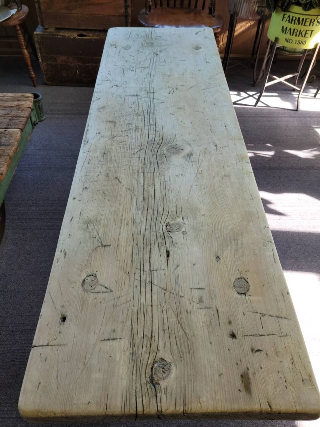 Natural Wood Console Table - Etsy