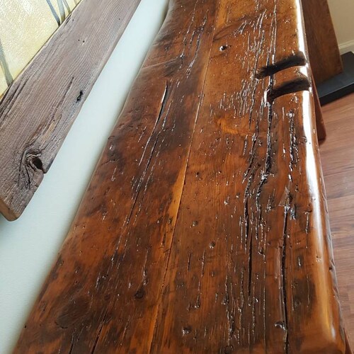 Barn Wood Console or Sofa Table. | Etsy