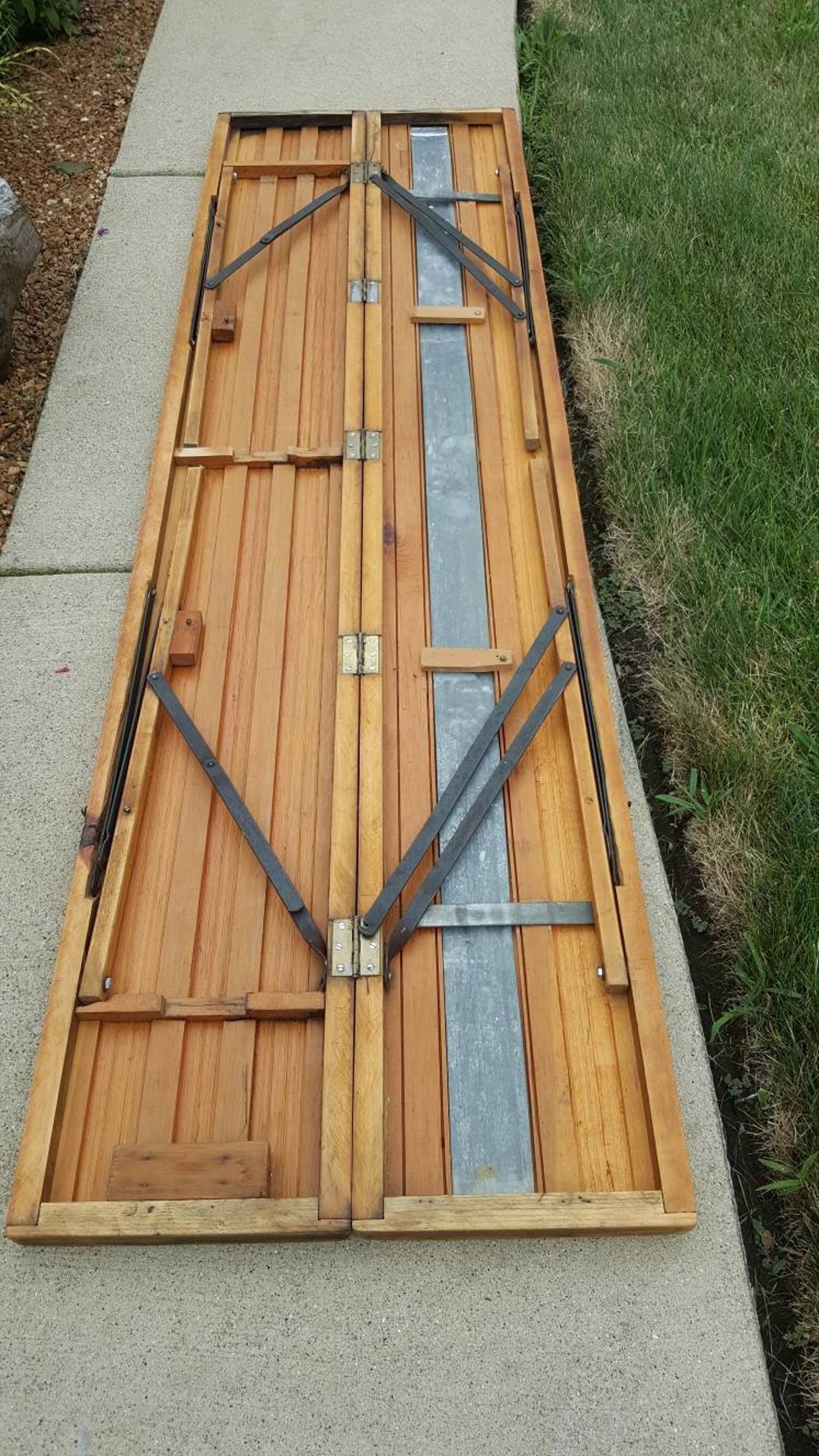 Antique wallpaper hanger's table | Etsy