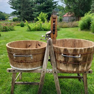 Antique Wood Washer Ringer - Etsy