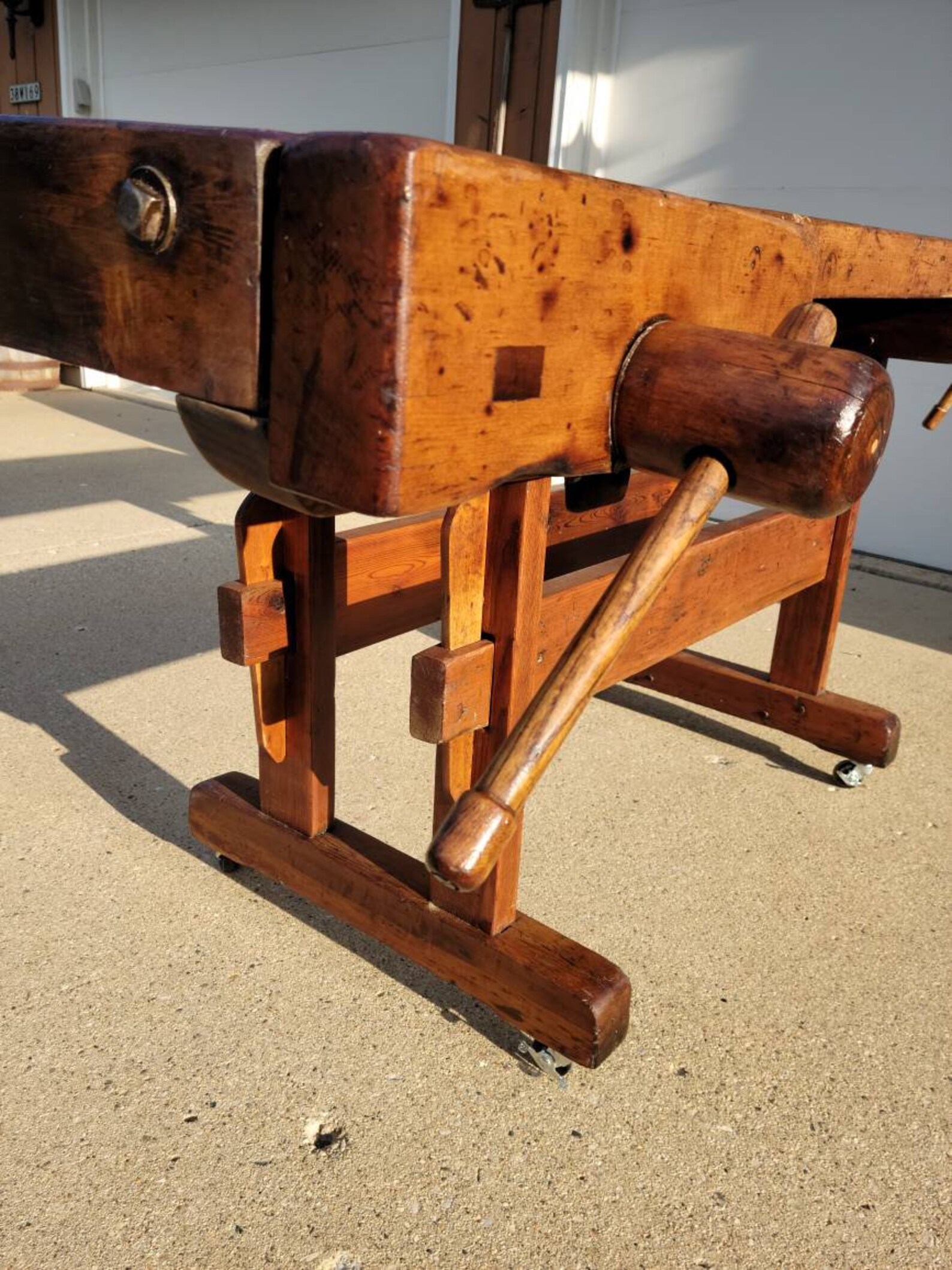 Antique Workbench/office Table/kitchen Island/display - Etsy