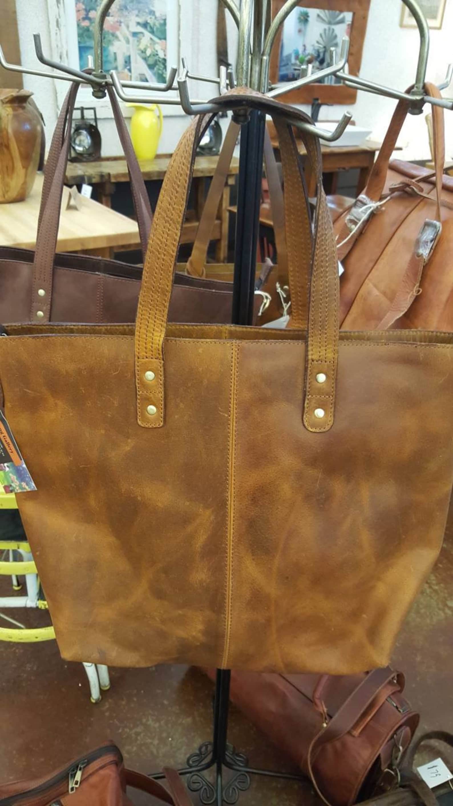 Buffalo Leather Hand Bag - Etsy