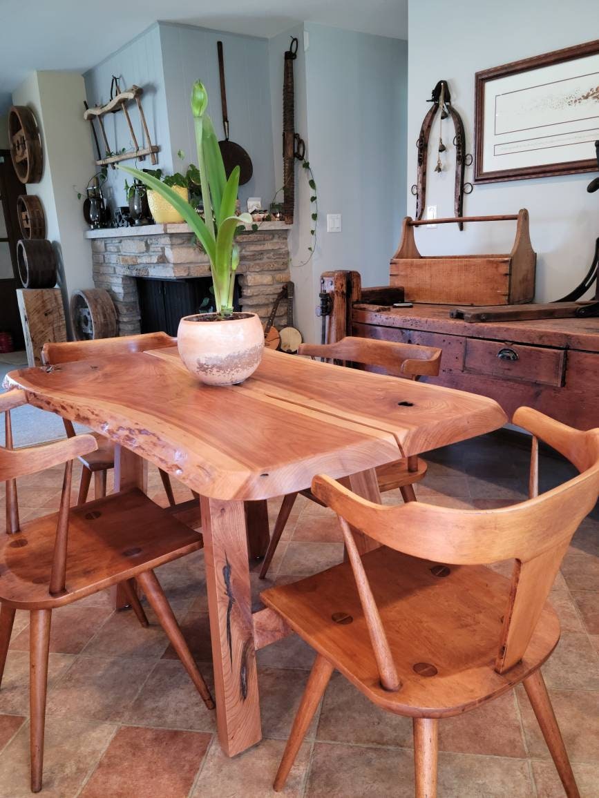Beautiful Cherry Wood Office/console/dinning Table - Etsy