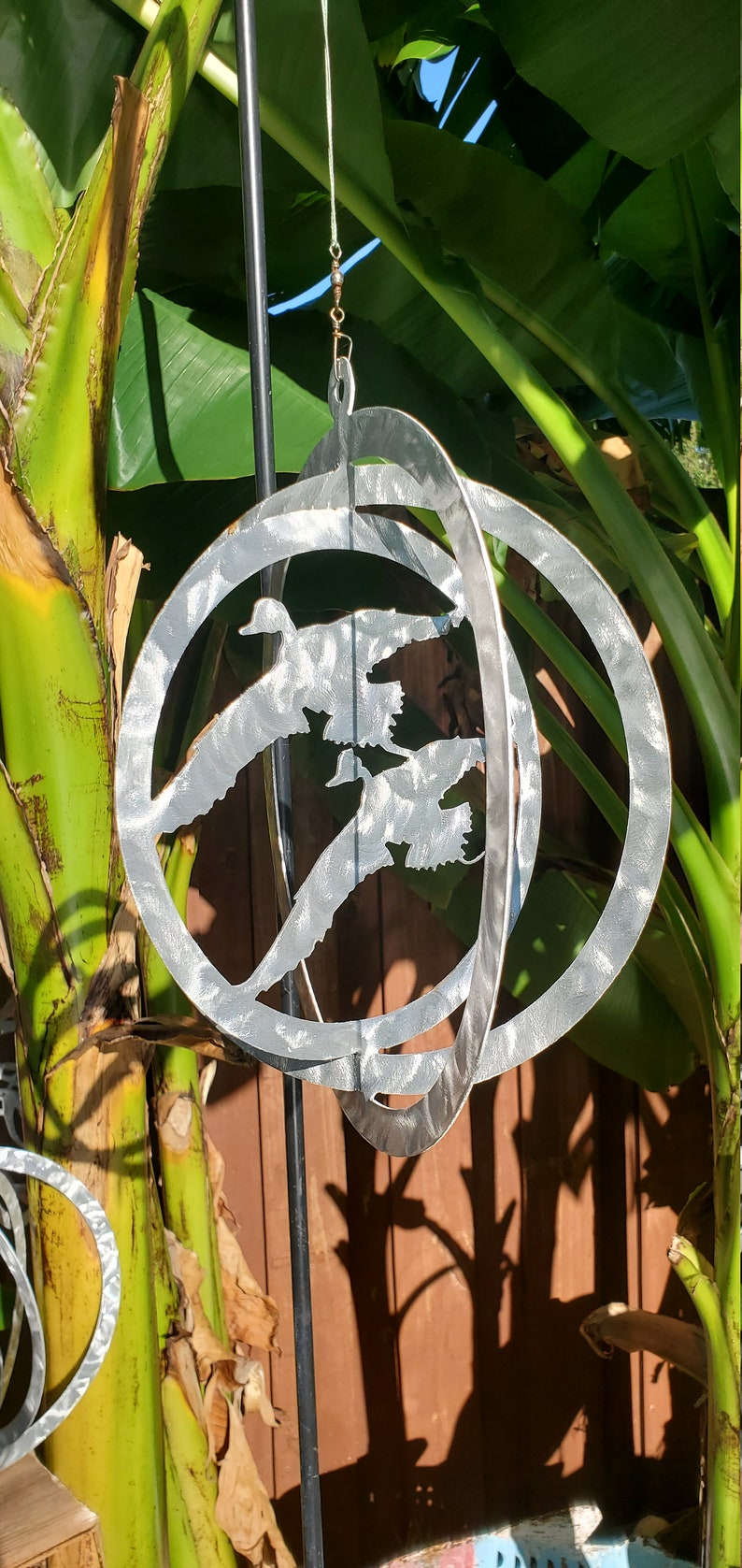 Flying Duck Wind Spinner, Coastal Nautical Aluminum Art, 10" - Etsy