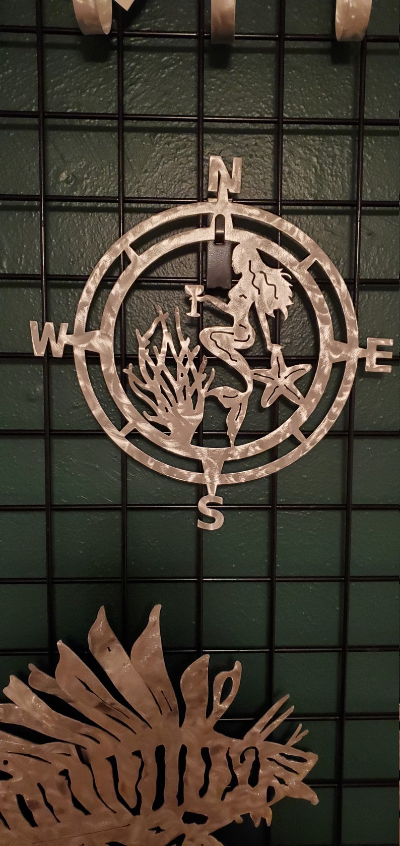 Compass Roseunder the Sea.mermaid With Starfish and - Etsy