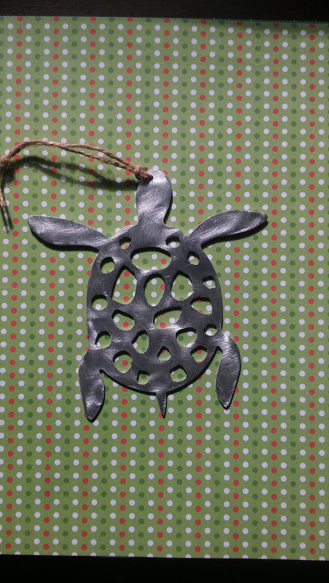 Sea Turtle Christmas Ornament Nautical Aluminum Metal - Etsy