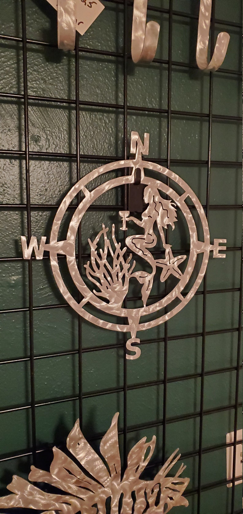 Compass Roseunder the Sea.mermaid With Starfish and - Etsy