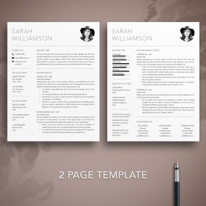 Teacher Resume Template for Word & Pages Teacher CV - Etsy