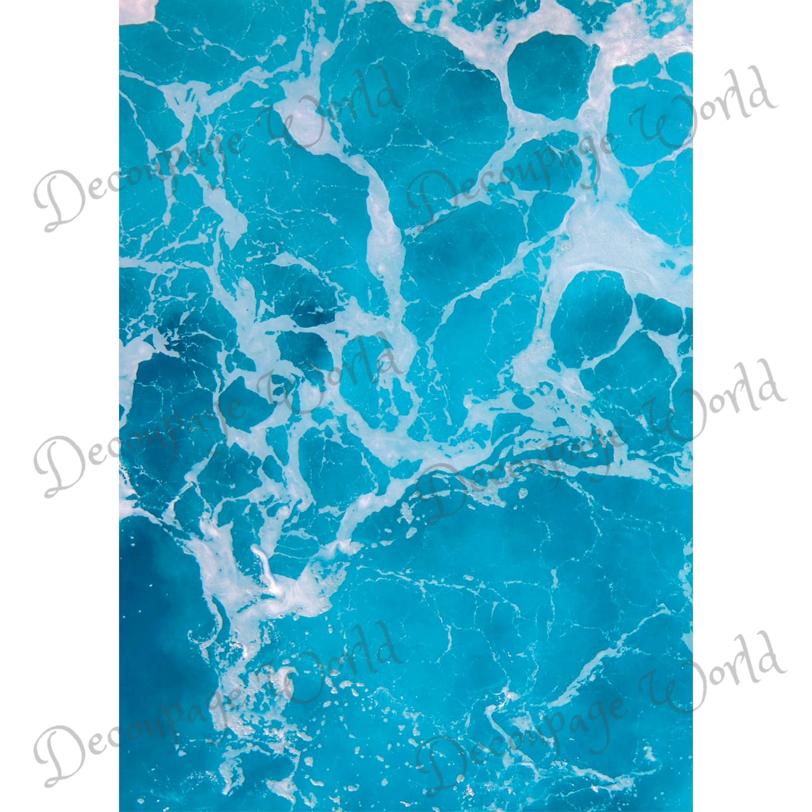 Ocean Print Digital Paper Scrapbook Paper Decoupage Paper | Etsy