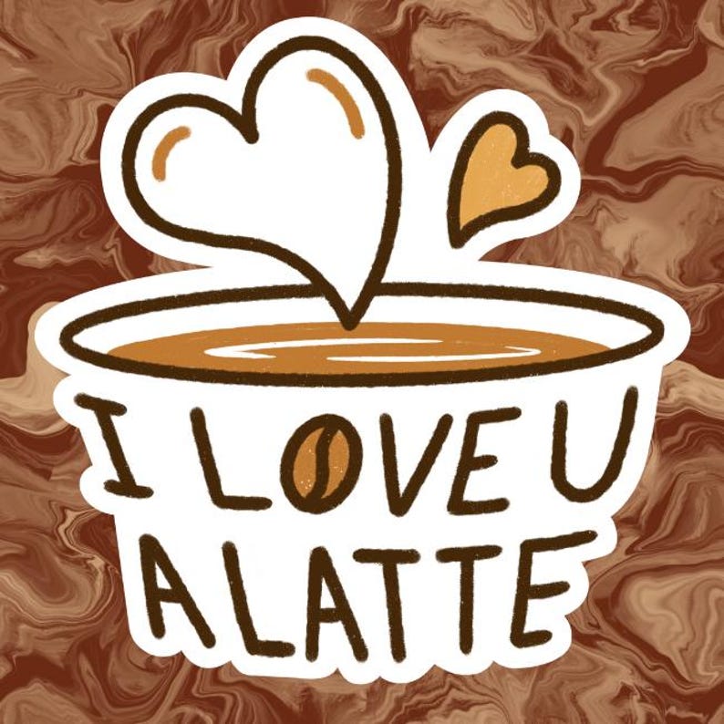 20 Cute Coffee Themed Tiktok Sub Stickers Emotes - Etsy