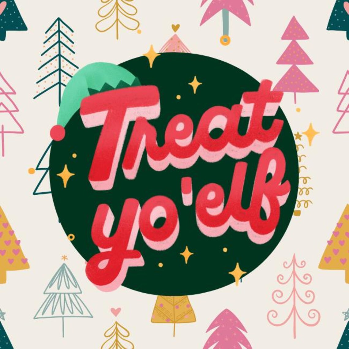 21 Tik Tok Sub Stickers Pink Christmas - Etsy