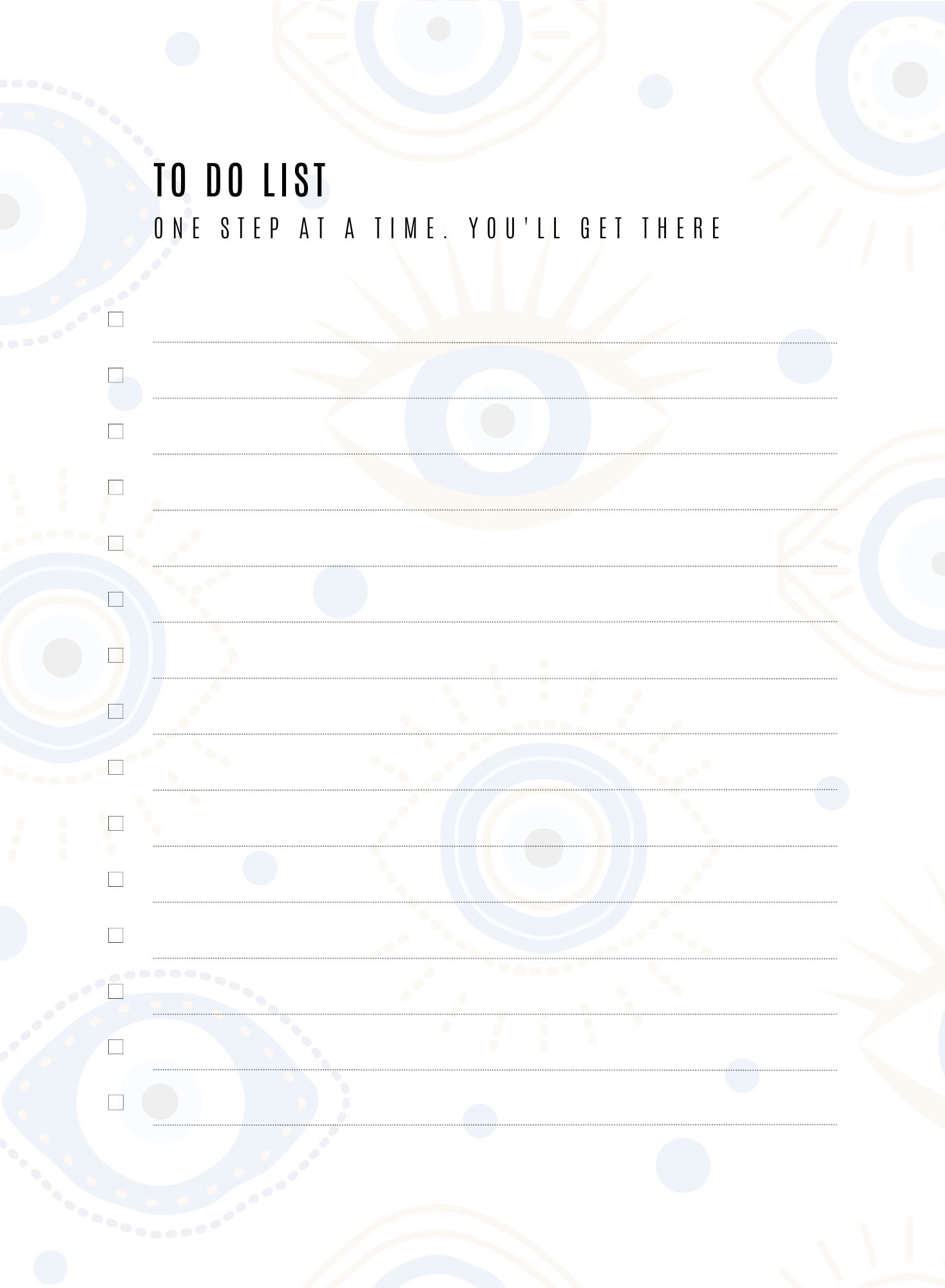 2024 Evil Eye Planner Template CANVA - Etsy