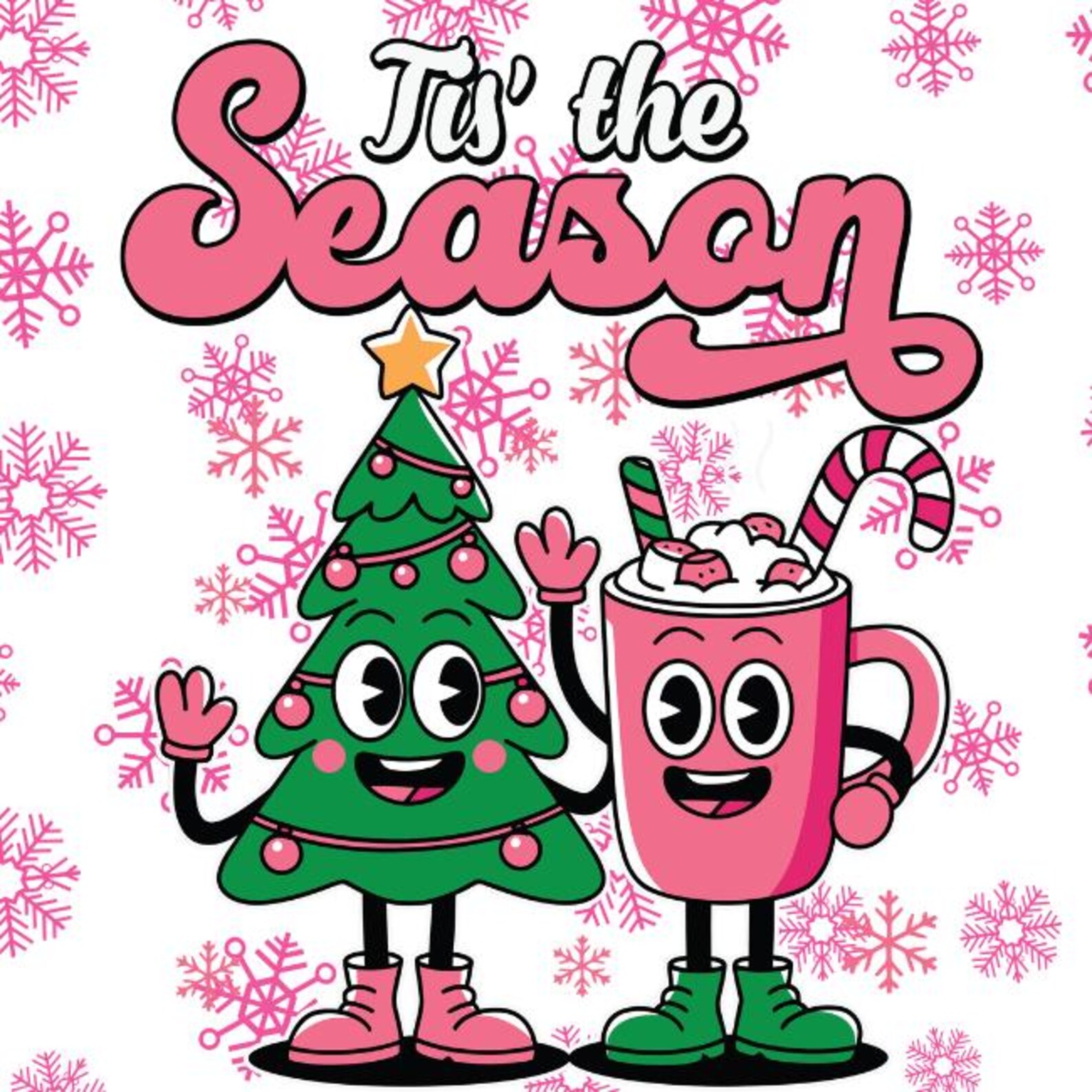 21 Tik Tok Sub Stickers Pink Christmas - Etsy