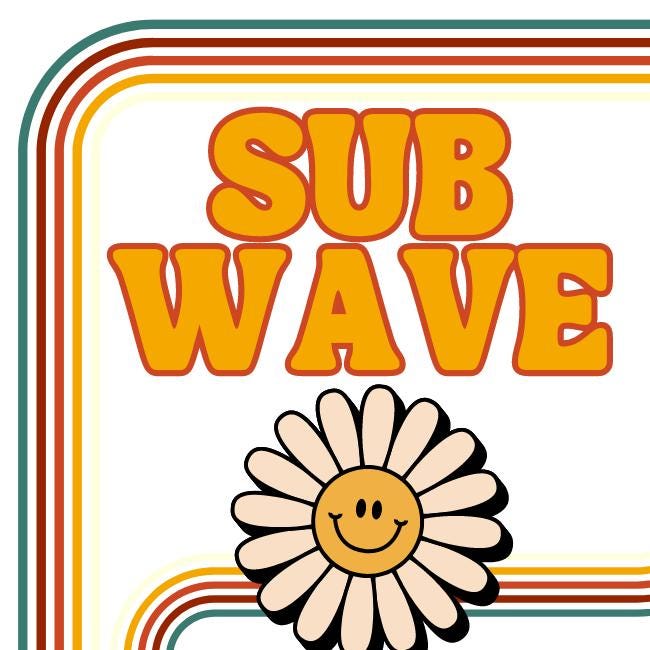 Groovy Sub Stickers for Tik Tok Bundle - Etsy