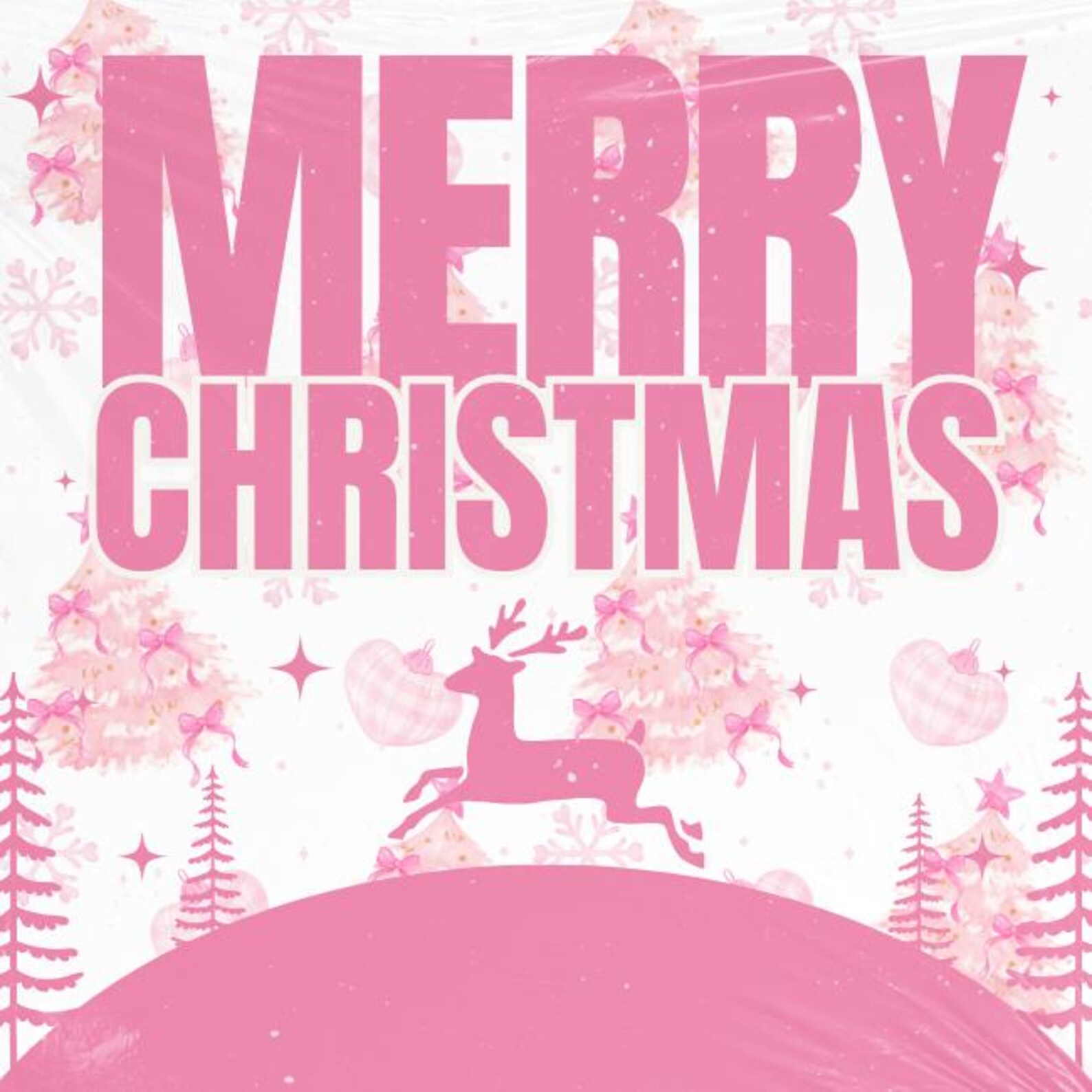 21 Tik Tok Sub Stickers Pink Christmas - Etsy