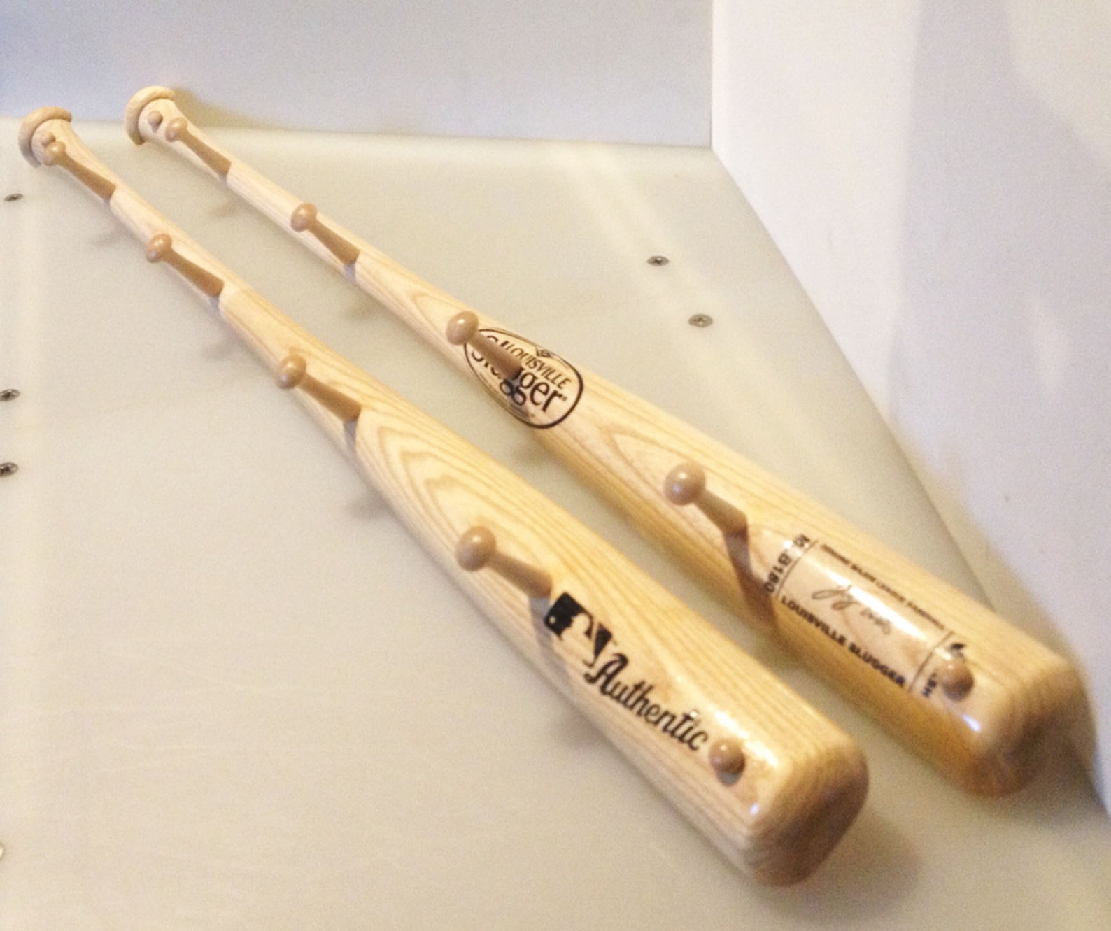 Baseball Bat Peg Hat Racks - Louisville Slugger - Etsy