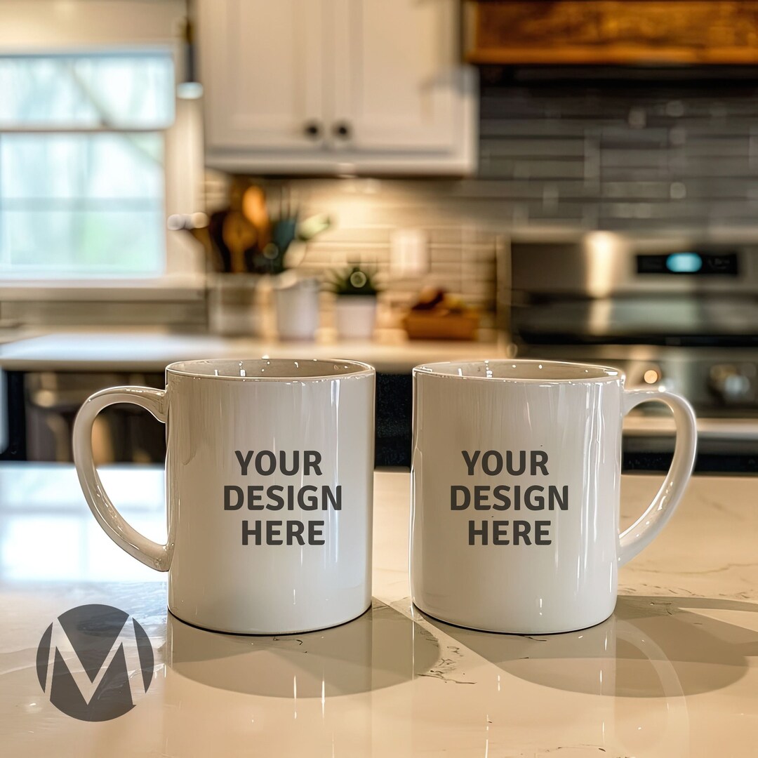Double Mug Mockup, Blank Lifestyle Image for Duo Mug Mockup Display - Etsy