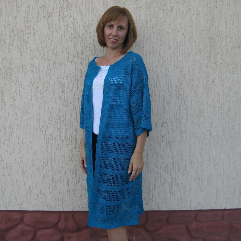 Crochet Mesh Jacket - Etsy