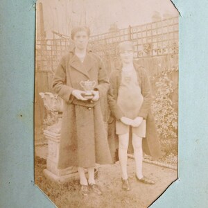 Antique Edwardian Autograph & Sketch / Watercolour Painting Book W ...