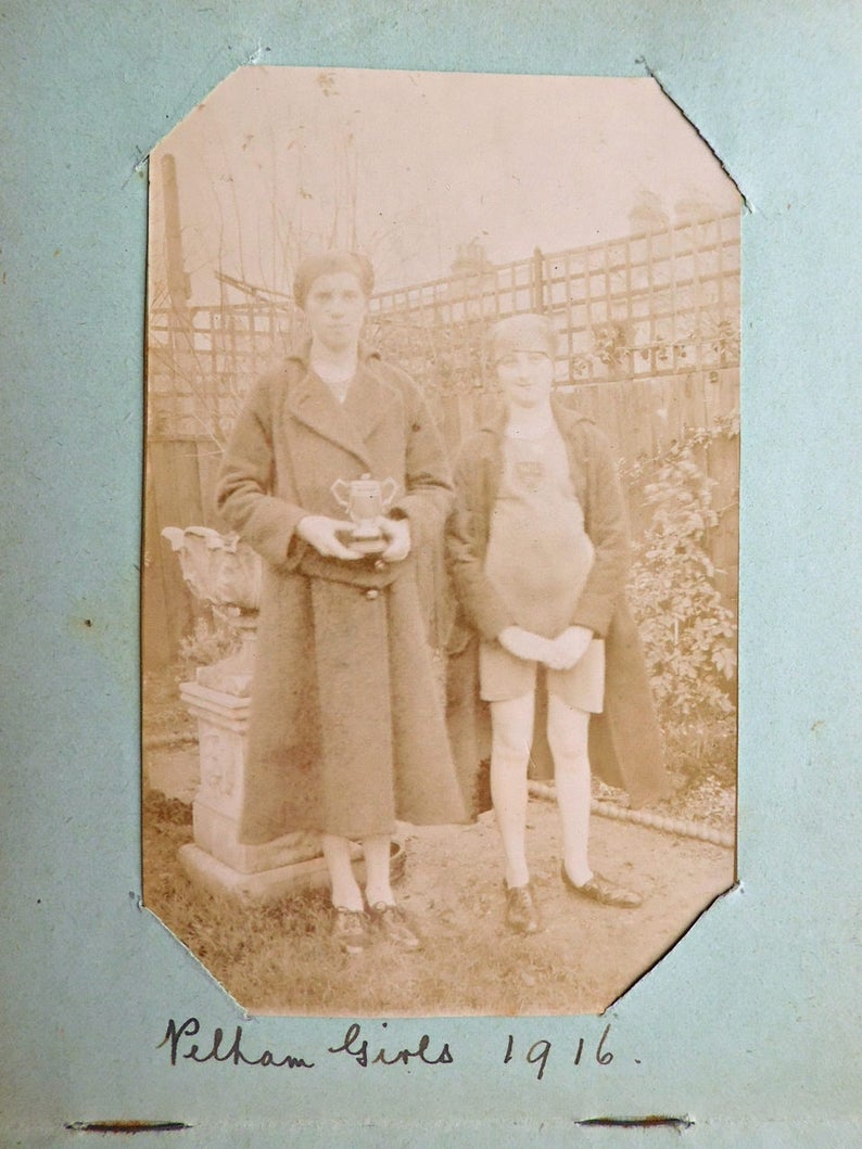 Antique Edwardian Autograph & Sketch / Watercolour Painting Book W ...