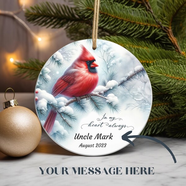 Cardinal Memorial Ornament - Etsy